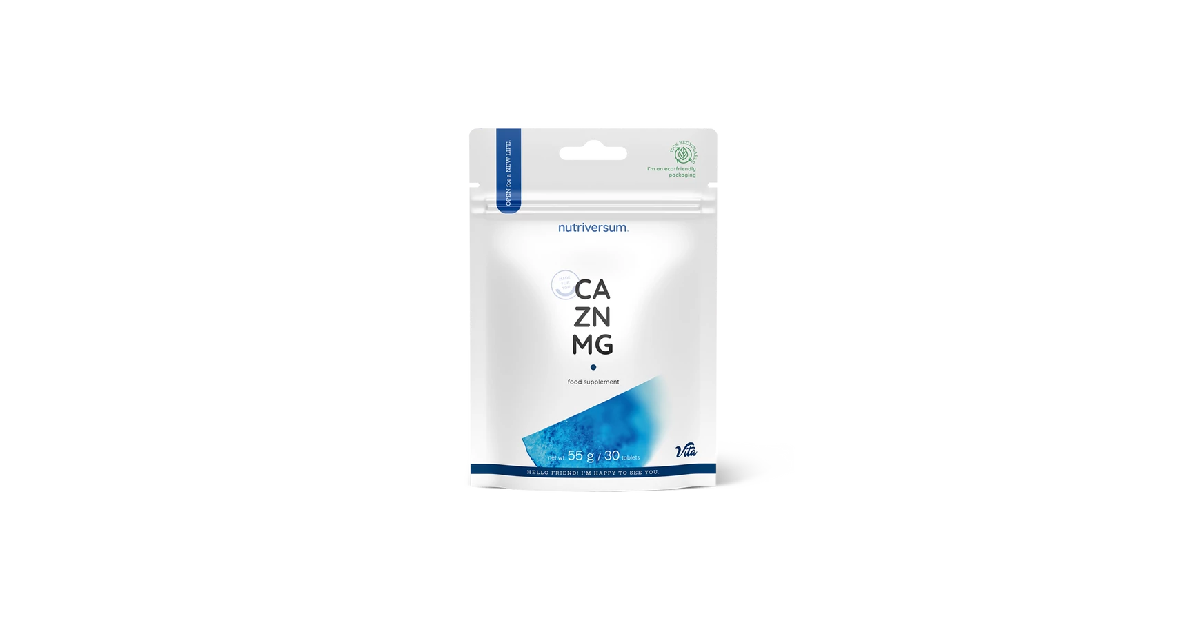 Kalcium Cink Magnézium tabletta - Ca Zn Mg - 30 db - Nutriversum