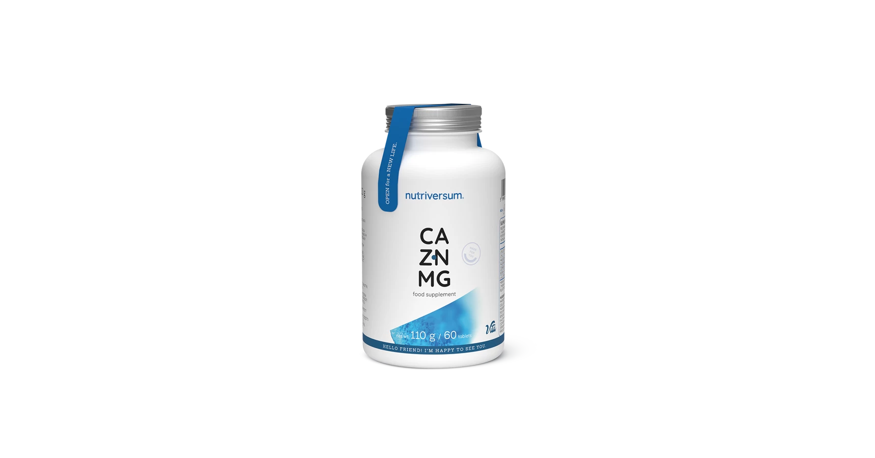 Kalcium Cink Magnézium tabletta - Ca Zn Mg - 60 db - Nutriversum