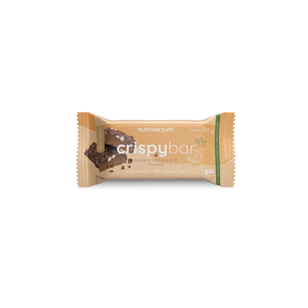 Crispy Bar vegán fehérjeszelet - 50 g - Nutriversum